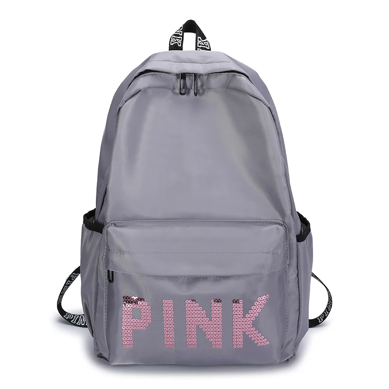 New Arrival Sequins Pink Backpack For Girls Fashion Travel Shoulder Bag ...