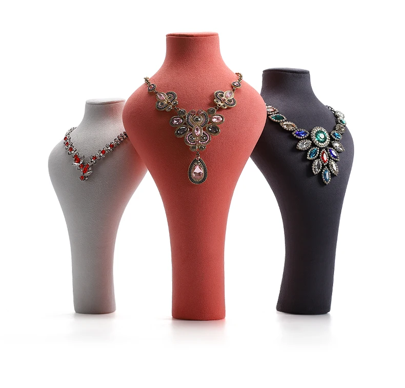 Digu Customize Jewellery Showcase Neck Displays Exhibitor Stand ...
