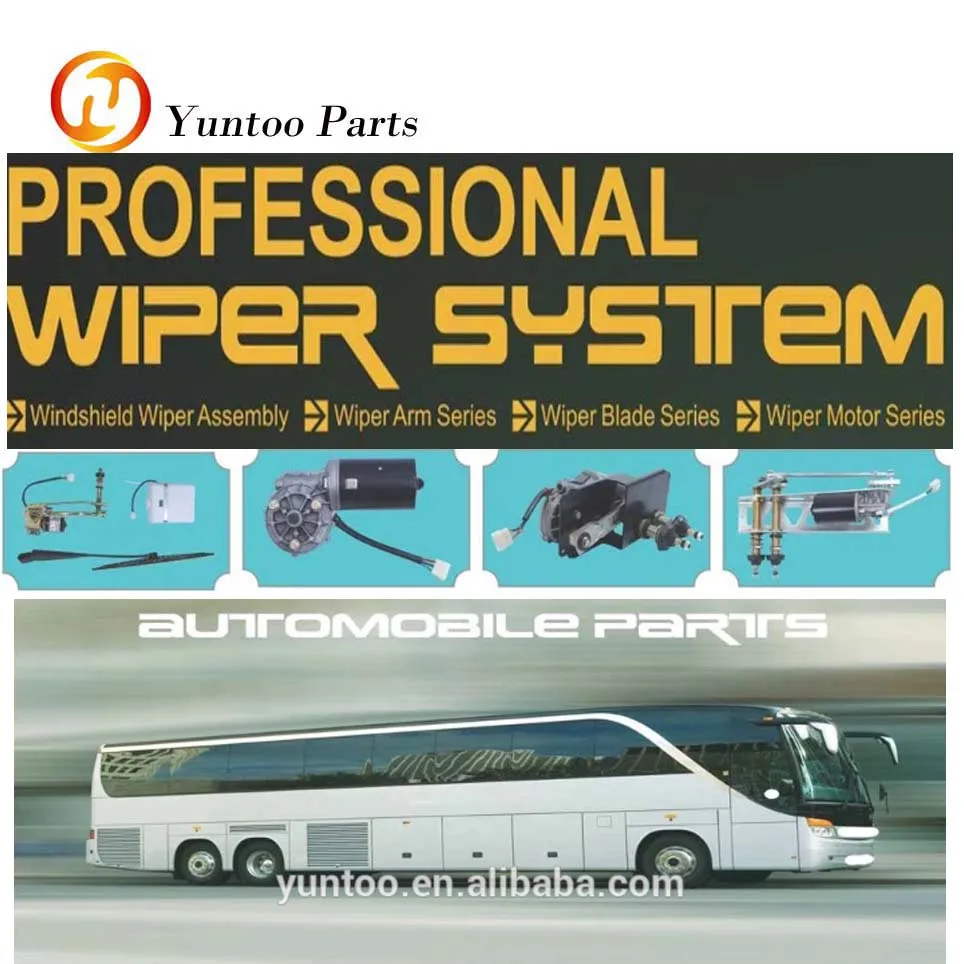 Double Round Pipe Wiper System For Sale For Bus - Buy Wiper Blade For ...