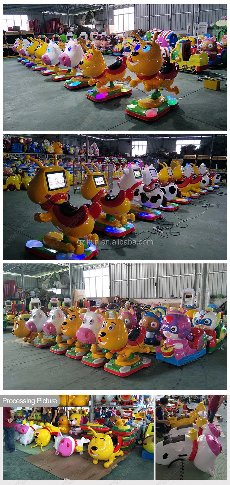 Animal Type Happy Cow Coin Operated Kiddie Rides - Buy Animal Type ...