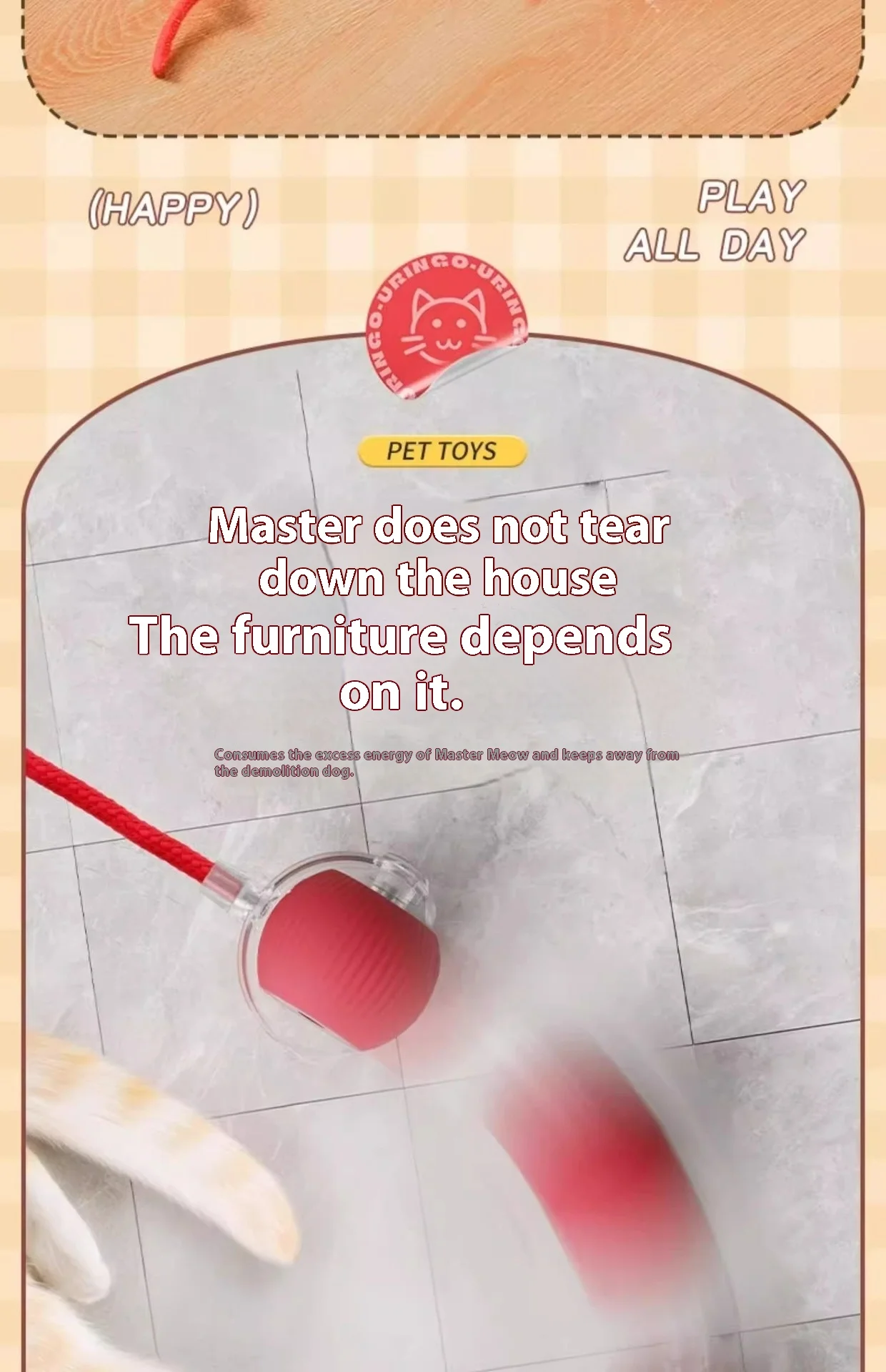 Smart Self-Entertainment Automatic Teasing Stick Energy-Consuming ...