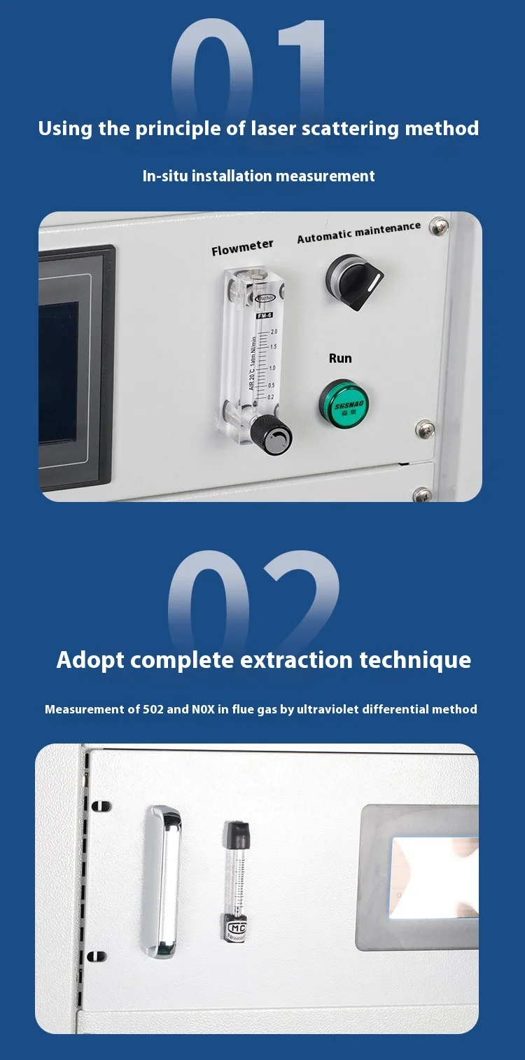 Lanchuang Intelligent CEMS Continuous Monitoring System SO2 NOX ...