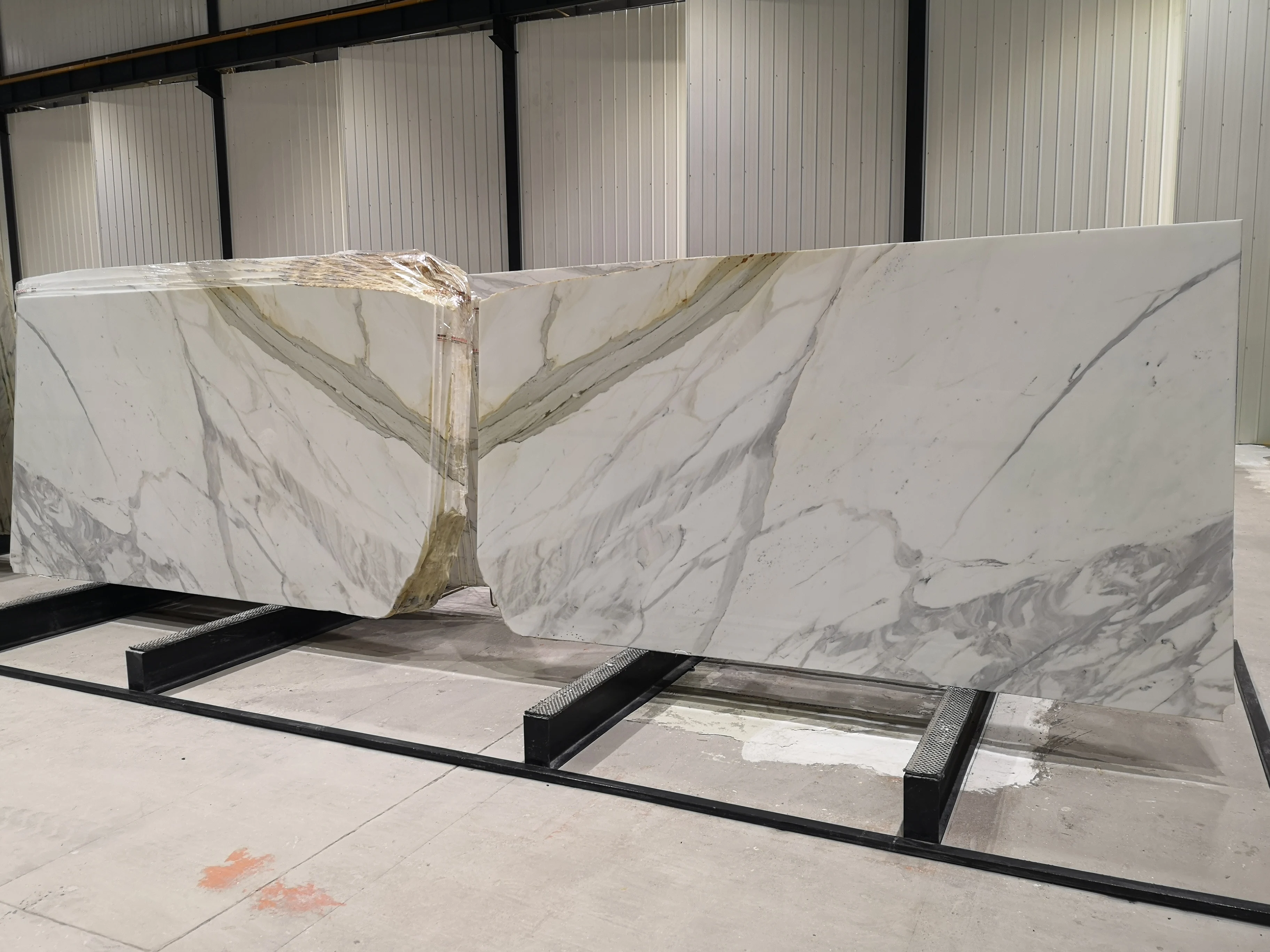 Marmo calacatta ORO CALACATTA ORO naturale all'ingrosso con piastrelle in pietra lastra di marmo ...