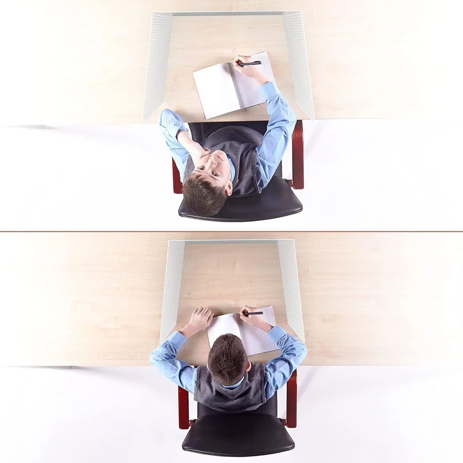 Plastic Classroom Privacy Shields Privacy Folders For Students & Desk ...