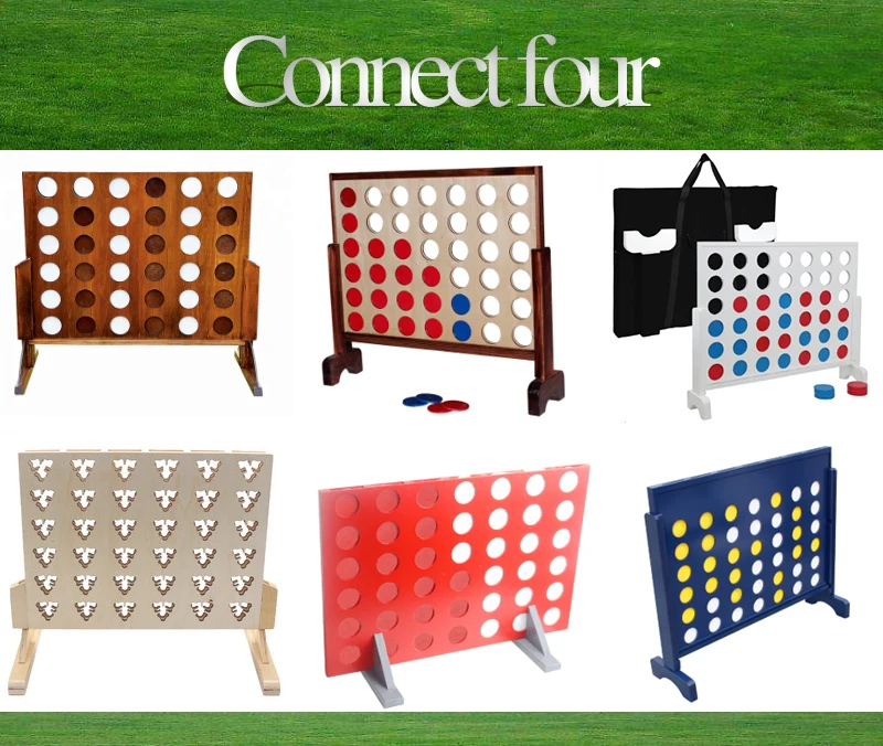Giant Yard Connect Four Outdoor Game Set - OEM Available
