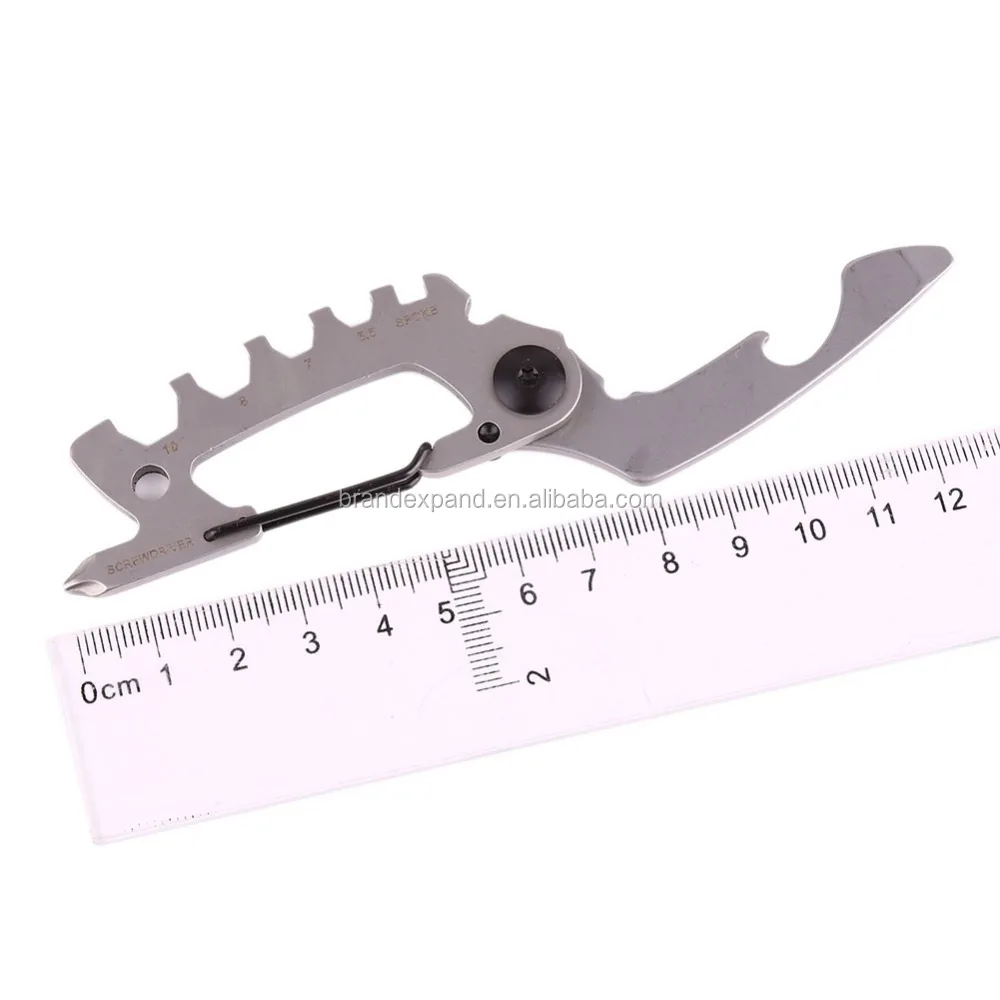 High Quality Tactical Stainless Steel Carabiner Keychain Tool Outdoor ...