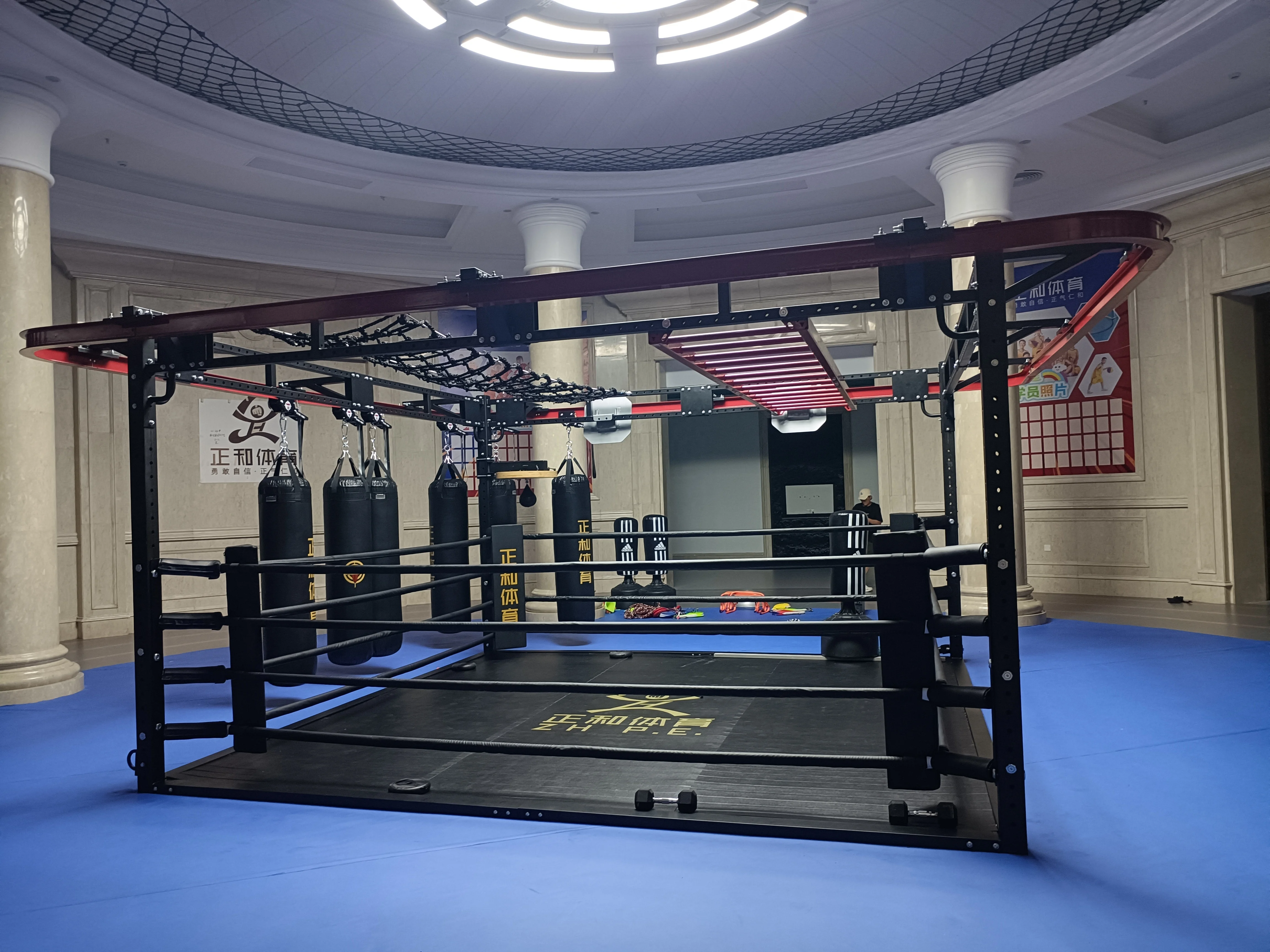Boxing Gym Ring - Custom 4x4 Mini Free Standing Floor Ring