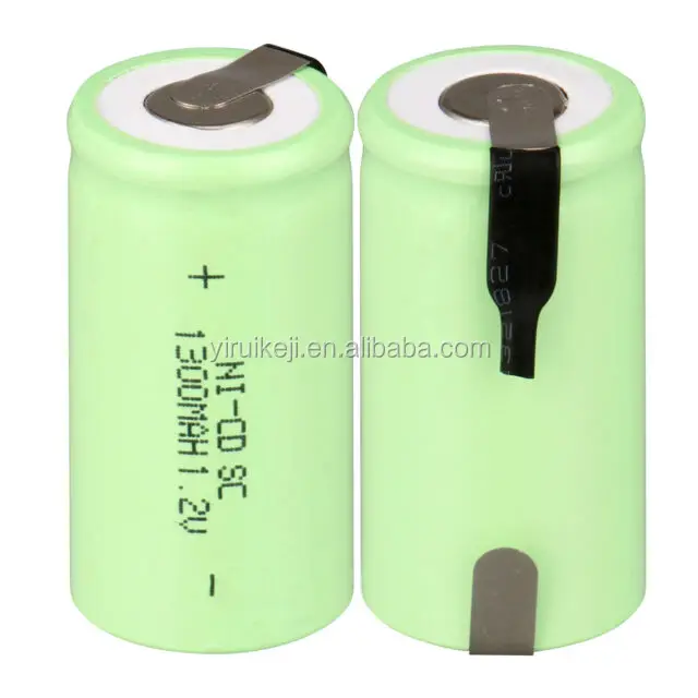 1.2V 1300mah Sub C Ni-Mh Rechargeable Batteries - 500 Cycles