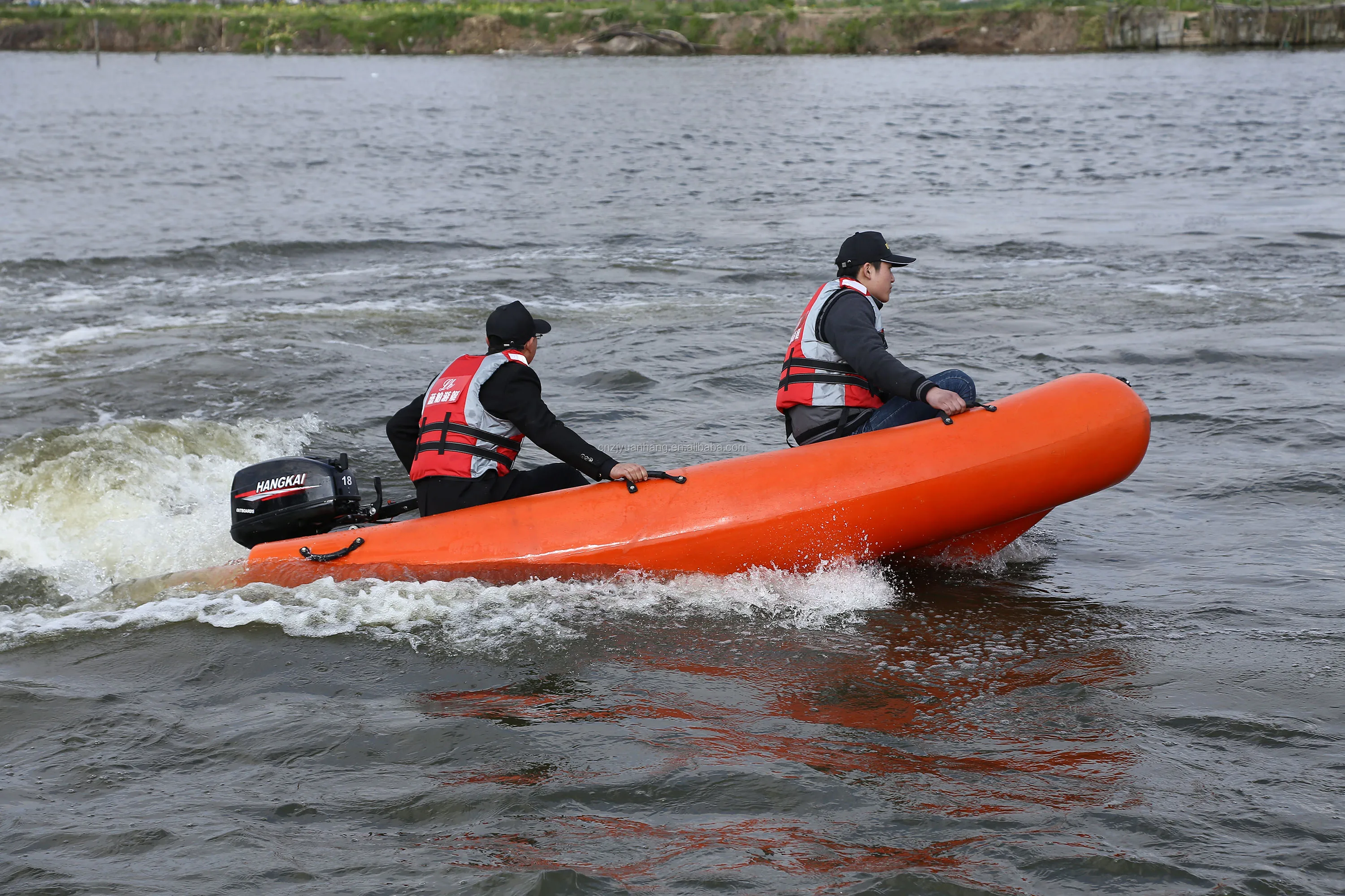 High Quality Double-Deck 4.1meter PE Plastic Fishing Boat