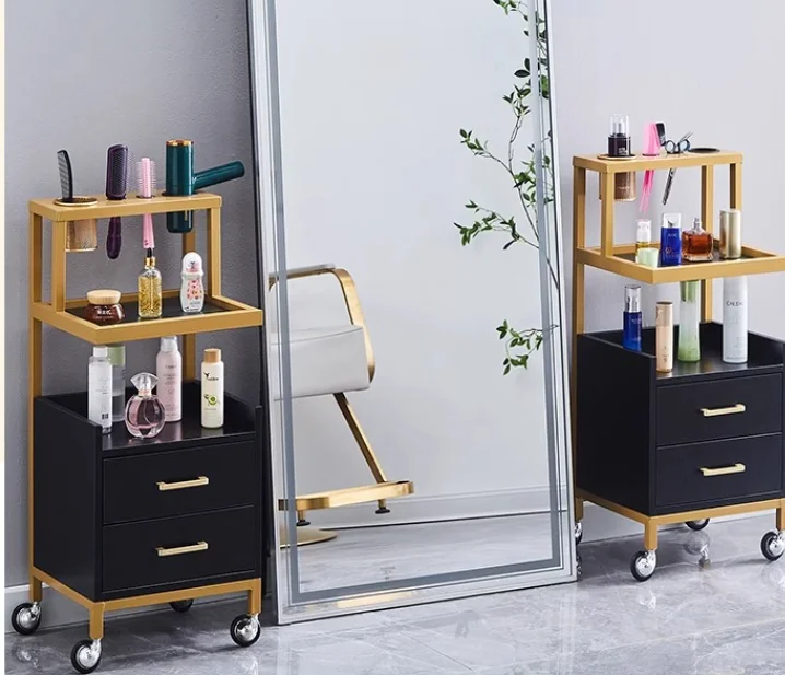 Salon Barber Shop Tool Trolley Multifunction Hairdresser Beauty Cart ...