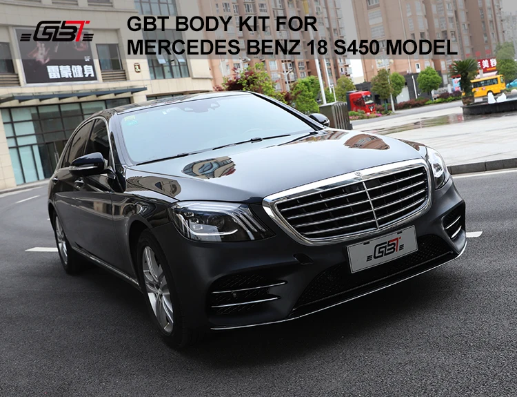Gbt Auto Parts Body Kit Include Pp Abs Material Front/rear Bumper Grille Year 2018 For Mercedes ...