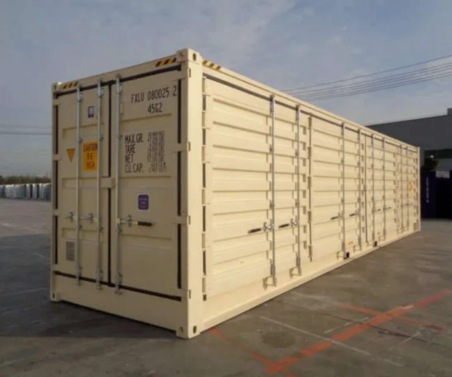 20ft 40ft Dry Containers - High Cube Open Side Solutions