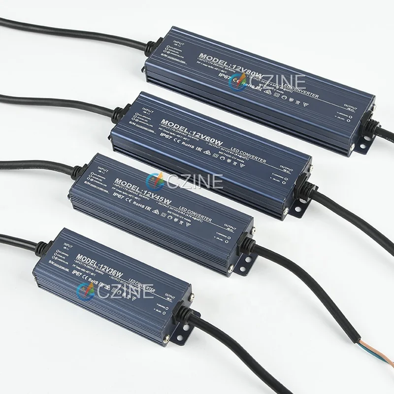 Transformer 260V to 12V 24v Power Supply 12/24 Volt IP67 Outdoor Waterproof Lighting Transformer ...