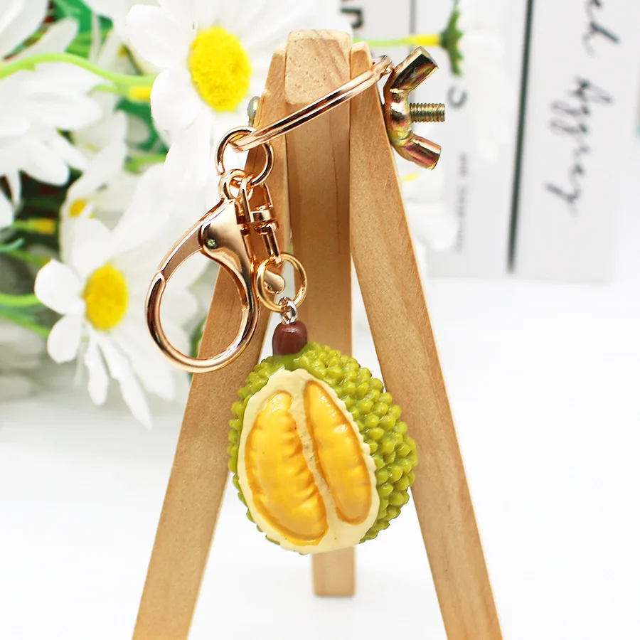 Fruit Simulation Keychains Malaysia Thailand Durian Keychains Car Key ...
