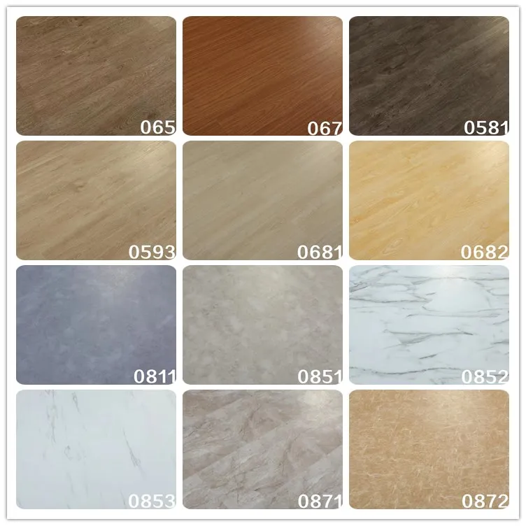 High Gloss Piso Vinilico Modular Flooring Vinyl Tiles