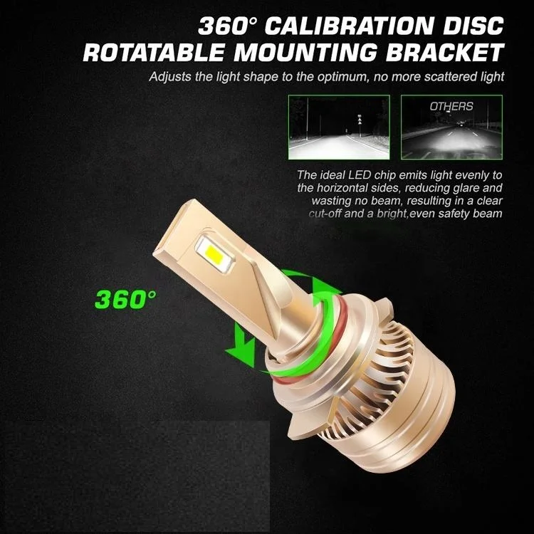 12V Car LED Headlight Bulb - Infitary V13 CSP 3570 H1 H3 H11 H13 H27