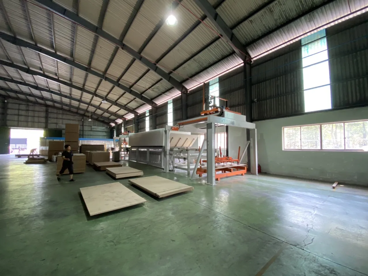 White Melamine Wood Grain Melamine Faced Plywood 15mm 18mm Carb P2 E0 ...