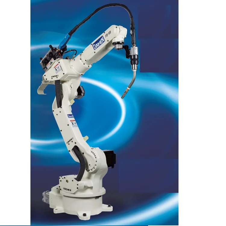 Robotic Welding Robot Of Otc Fd-v8 8kg Payload With Arc Welders Dm350 ...