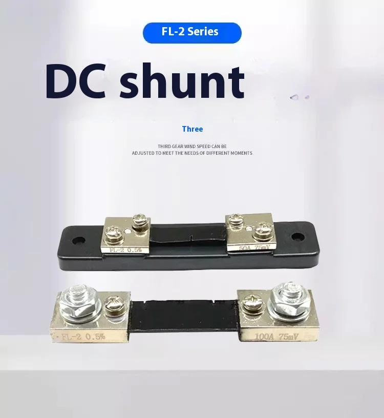100A 50A Shunt Fl-2 Módulos Eletrônicos e Kits Amperímetro Externo ...