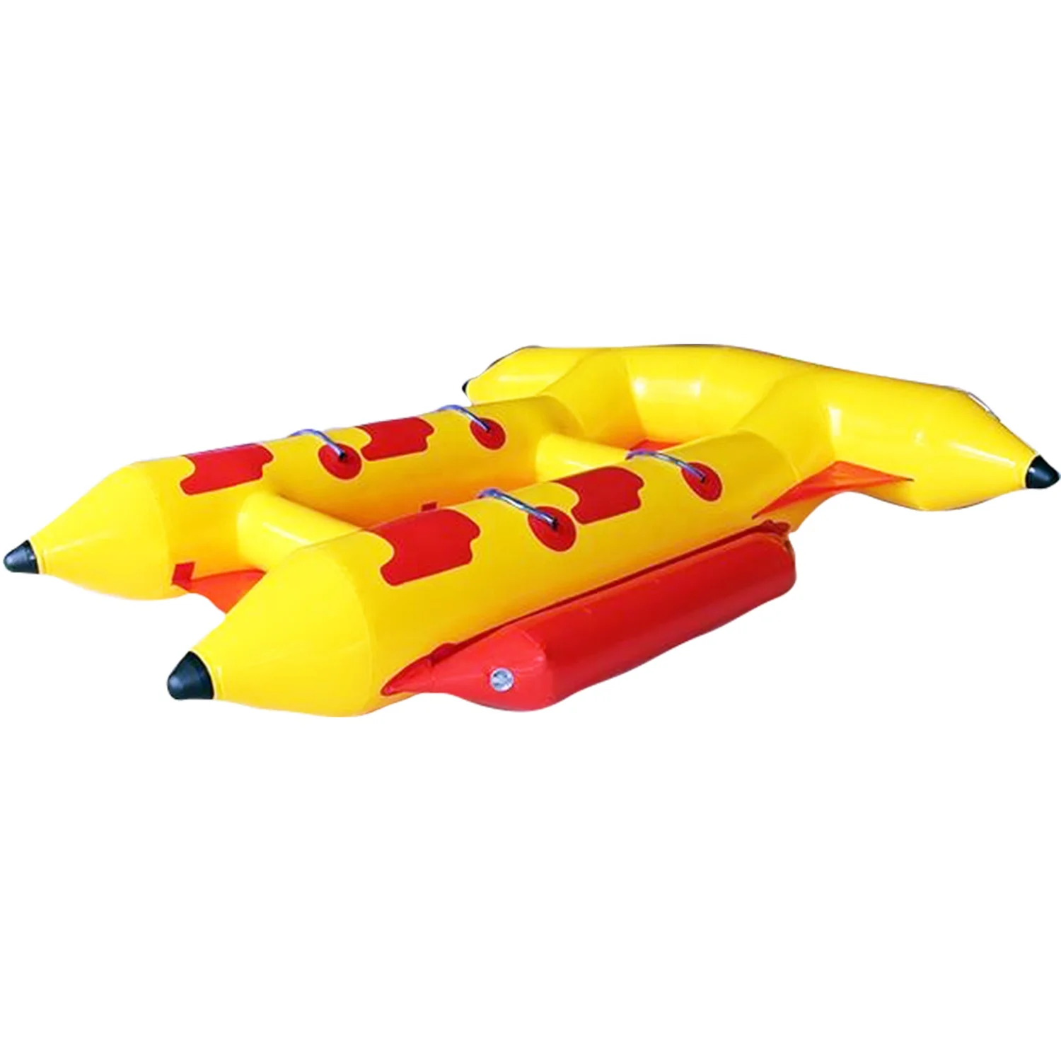 Double Tube 8 People Can Drag Inflatable Flying Fish Banana Boat ...