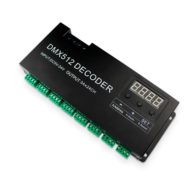 24 Channels DMX Decoder - LED DMX512 Decoder for Smart Home