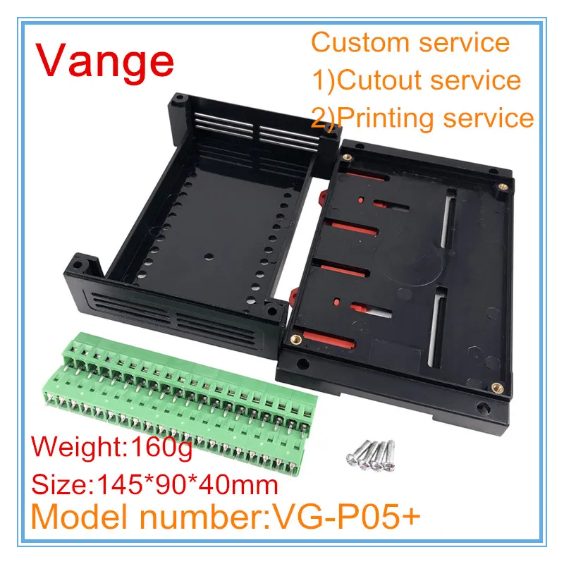Vange PLC Project case 145*90*40mm ABS Plastic Enclosure Diy Terminal ...