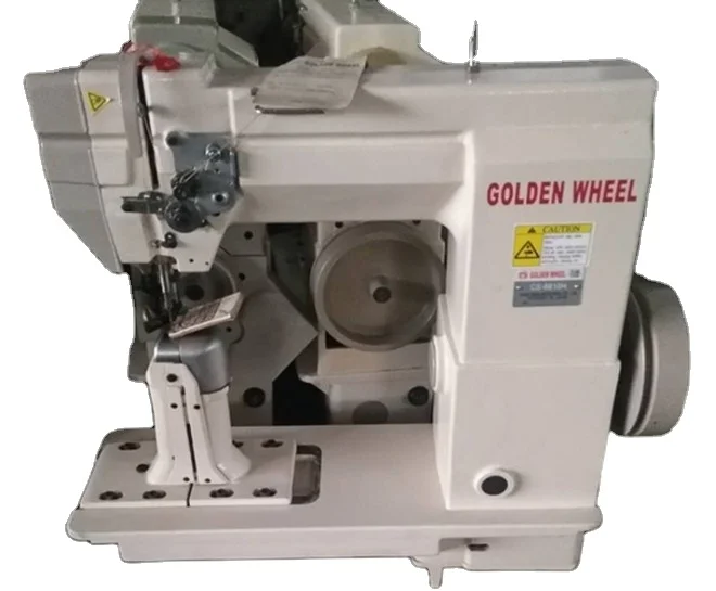 Golden Wheel CS-8820 Double Needle Postbed Roller Feeder