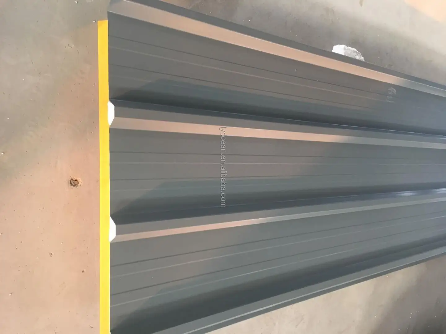 75mm Thickness Insulated Z Lock Joined Eps Sandwich Roof Panel - Buy ...