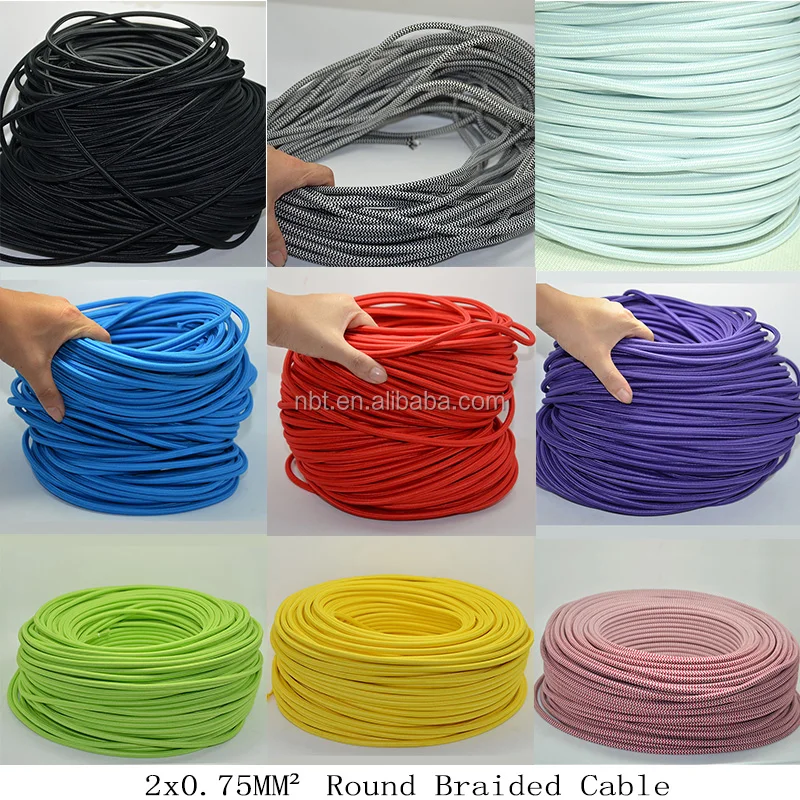 Vintage Electrical Wire - Retro Cloth Covered Textile Cables