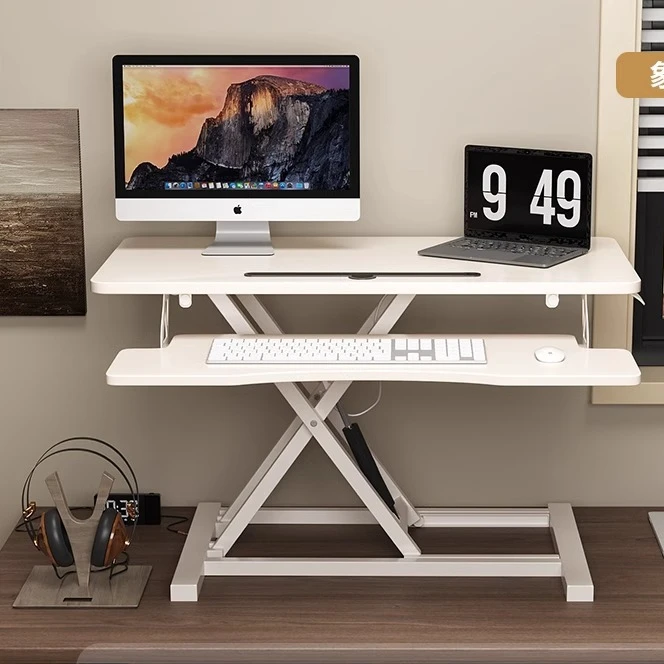 Standing Workstation Lift Computer Desk Booster Stand Desk for Home Use ...