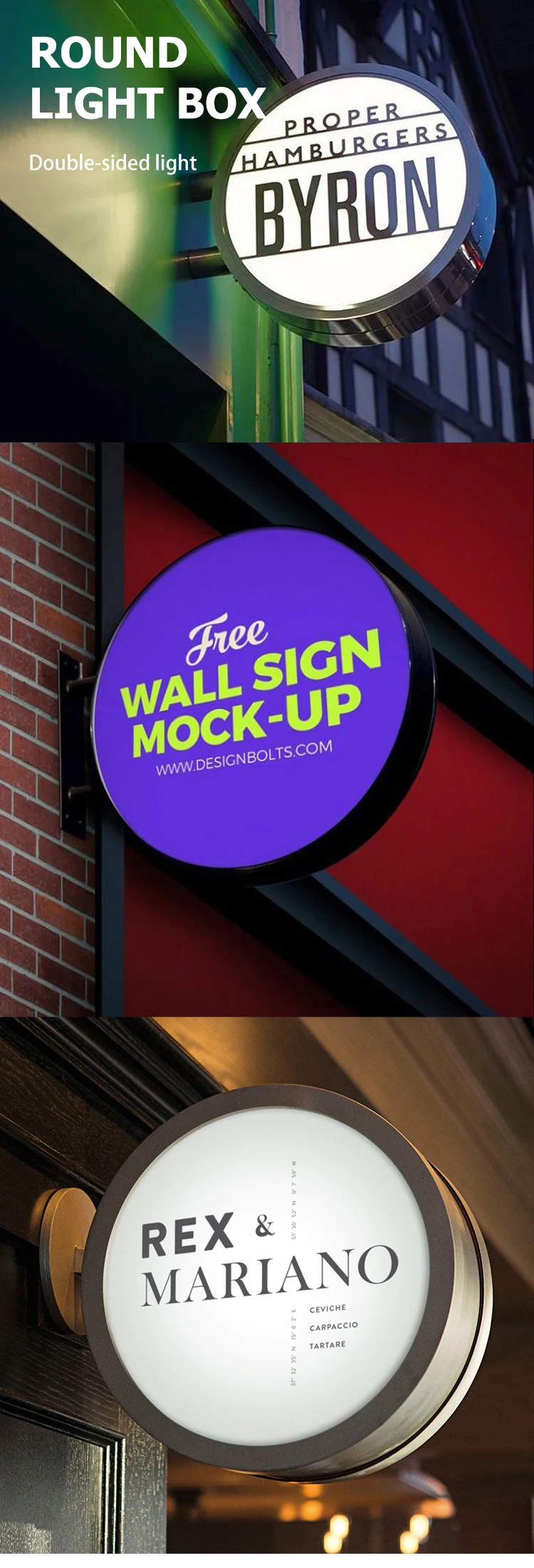 CARREY Custom Outdoor Advertising Light Boxes Customizable Display ...