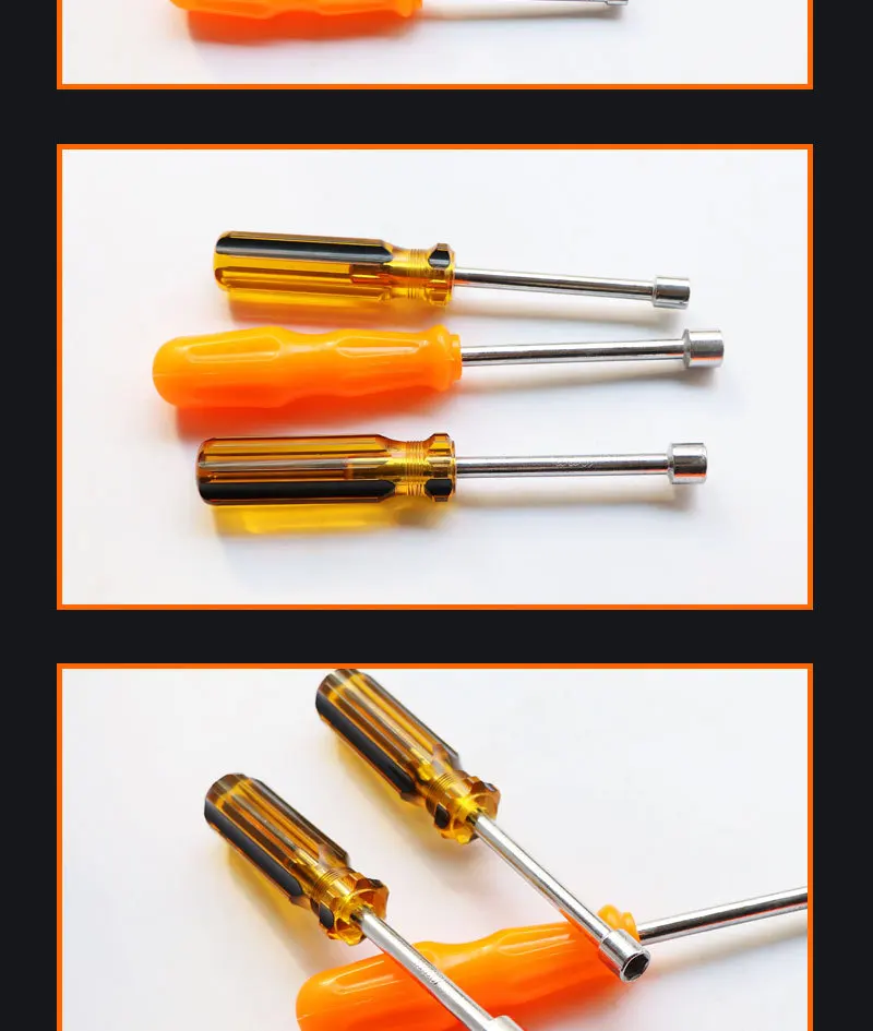 Yonggong 45# Steel Hex Socket Screwdriver Plastic Handle Chrome Plated ...