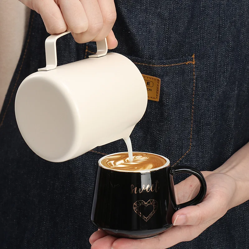 Steam Pitcher Milk Jug For Baristas Making Latte Art 350ml 600ml - Buy ...