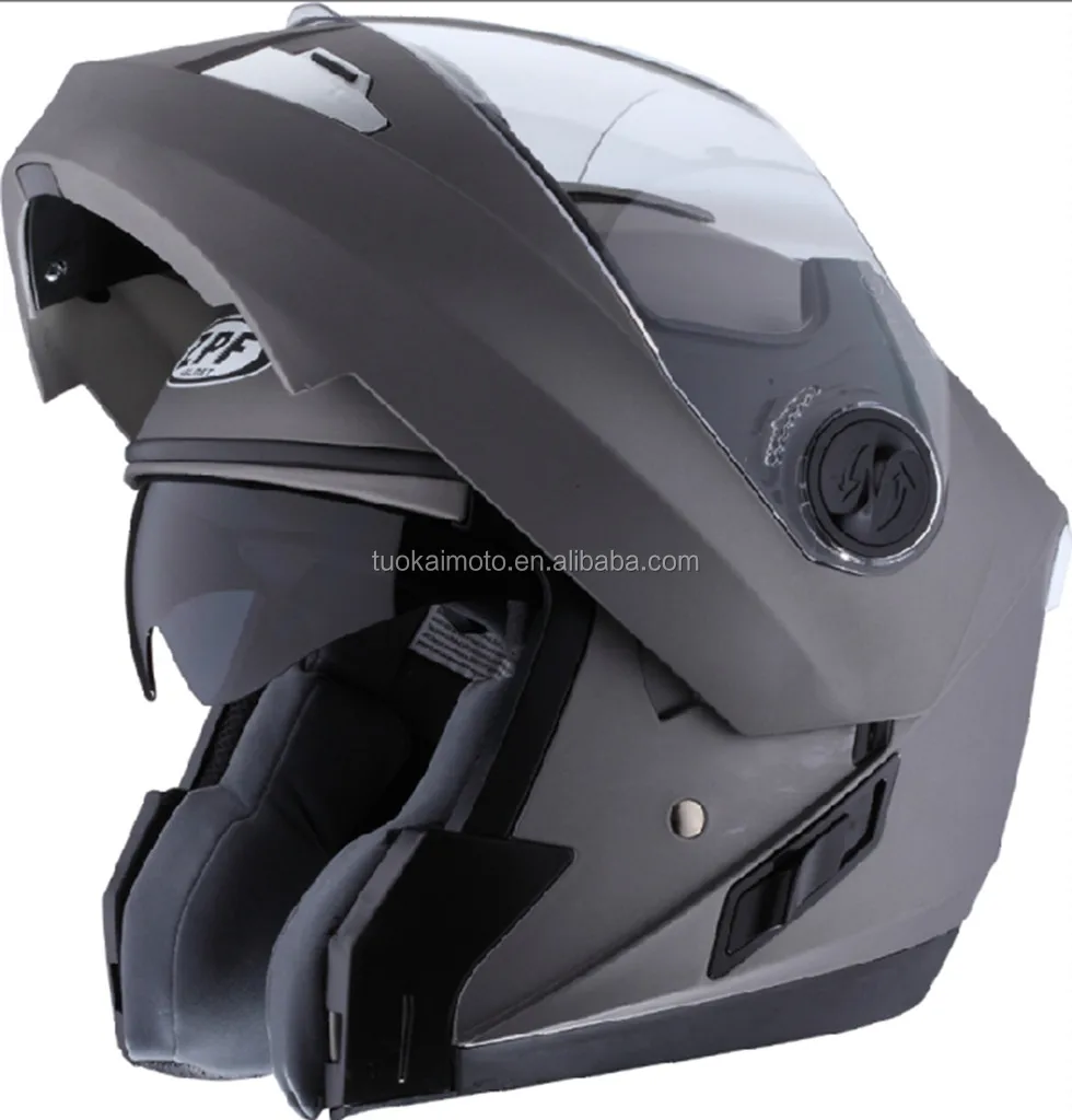 New Design Eec Multifunction Helmet Double Vsior Matte Black Helmet ...