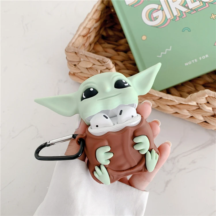 2020 New Baby Yoda Case For Airpod,Cute Cartoon Earpod Cover Cases For ...