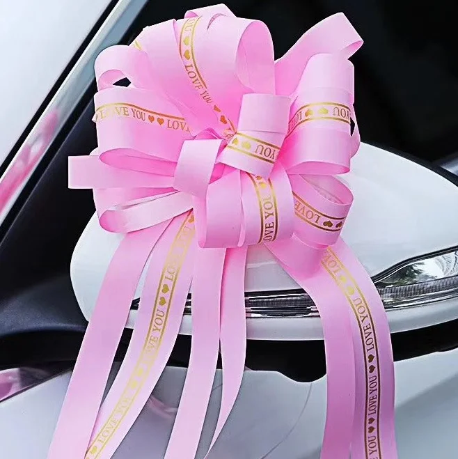 Wholesale Pull Flower Ball Flower Ribbon Bouquet Decoration Big Bow ...