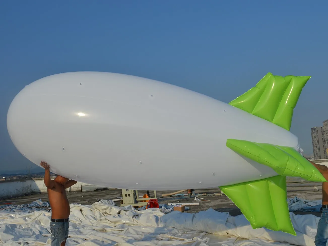 Custom Made Inflatable Pvc Airship/helium Blimp Sky Balloon Outdoor ...