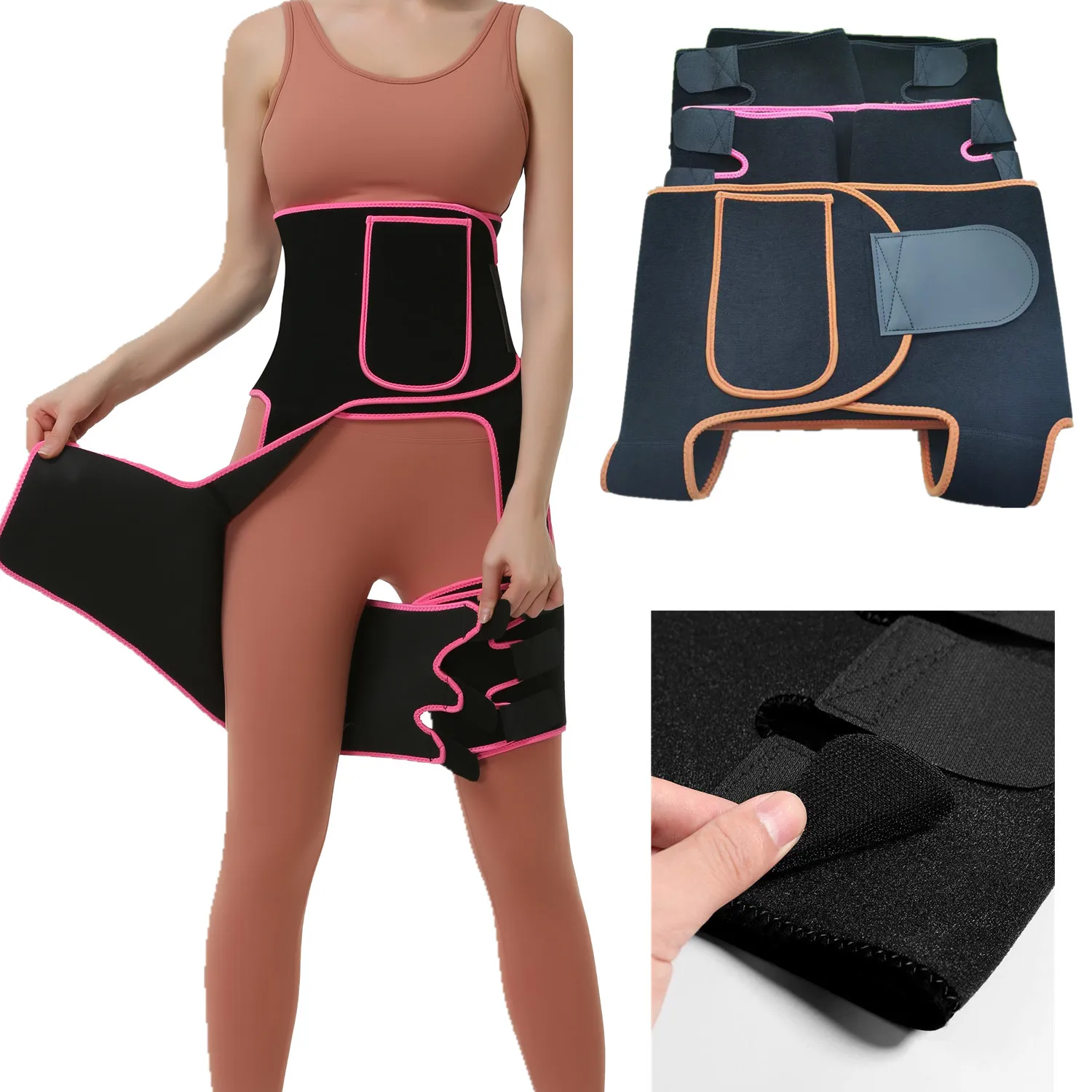 Removable Shoulder Straps Sexy Crotchless Body Shaper Zipper Shaper ...