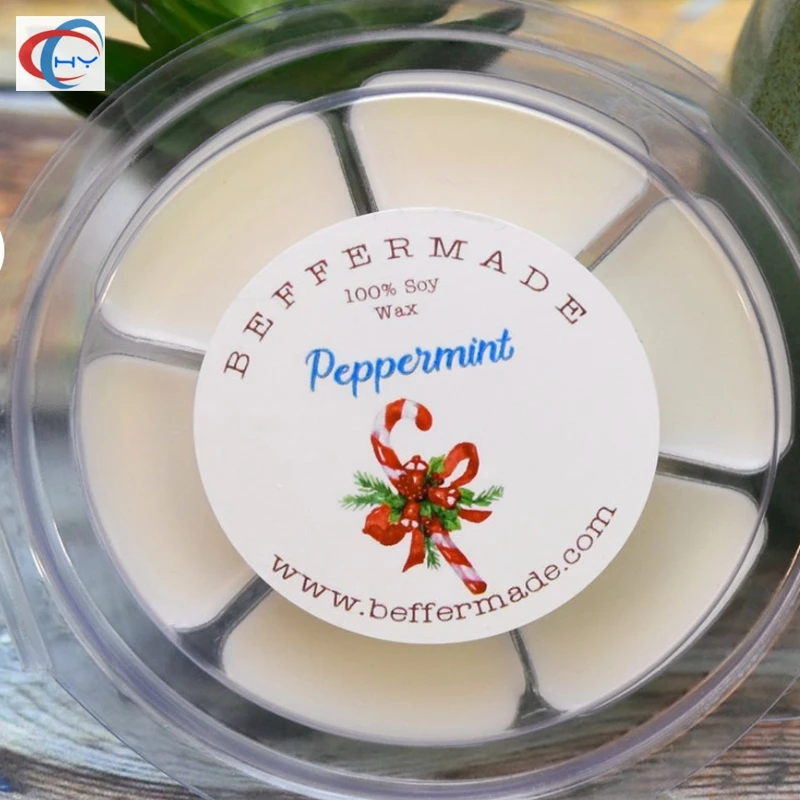 Circle Wax Melts Packaging Round Blister Pack Plastic Wax Melt ...