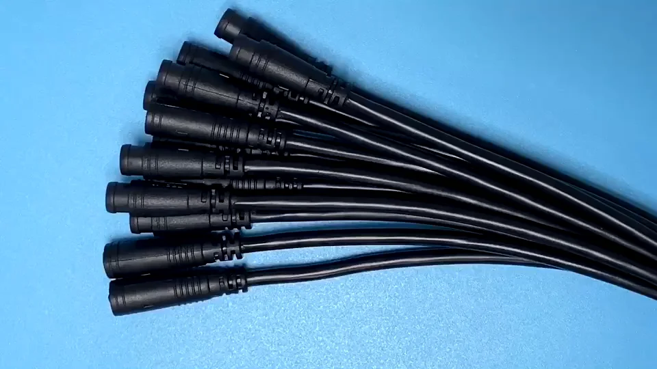 Ip65 2 Pin Waterproof 12v Multi Pin Connectors Plug 5pin 6pin Wire ...