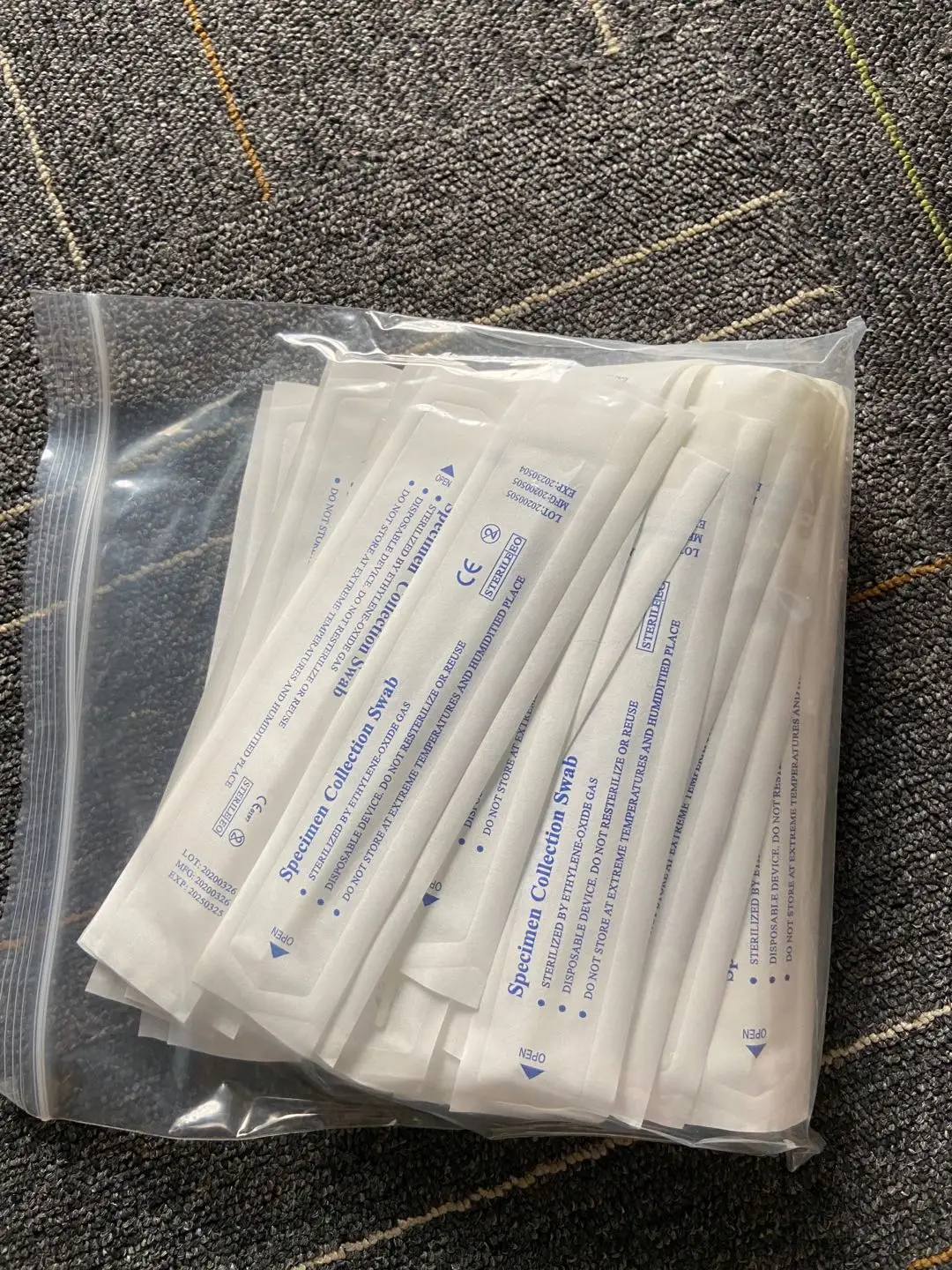 Specimen Collection Flocked Swabs Nasopharyngeal Swab Specimen Swab ...