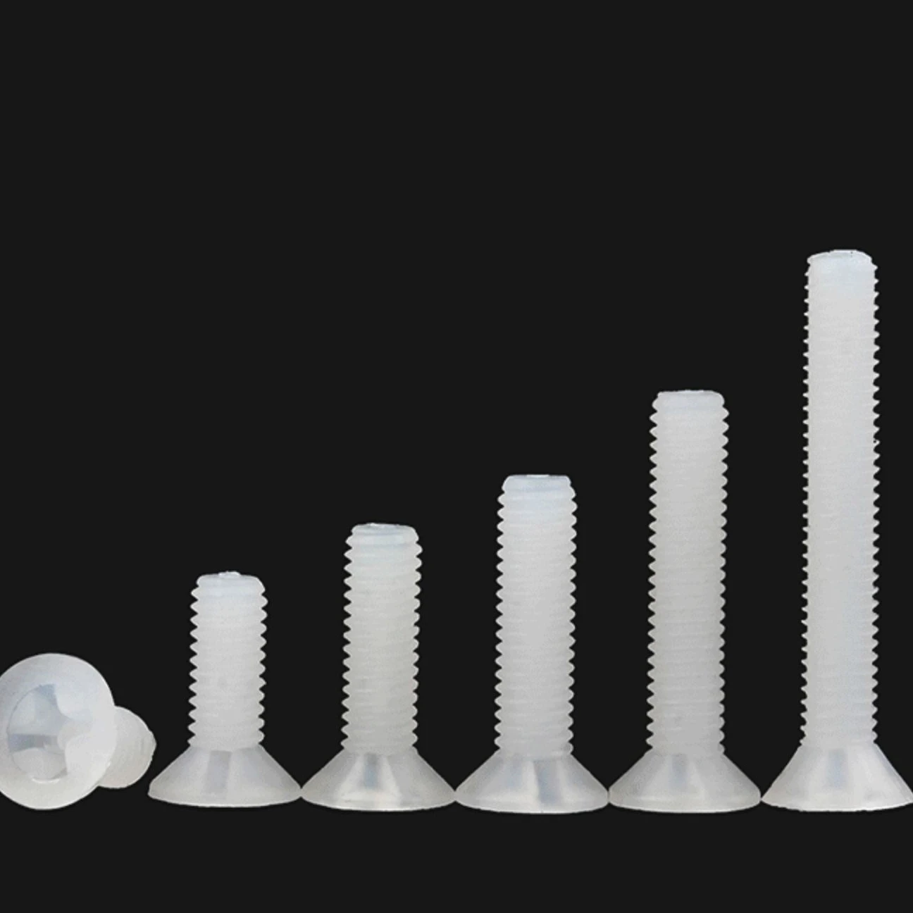 High Quality M3-m8 Nylon Tipped Set Screw Cross Countersunk Head ...