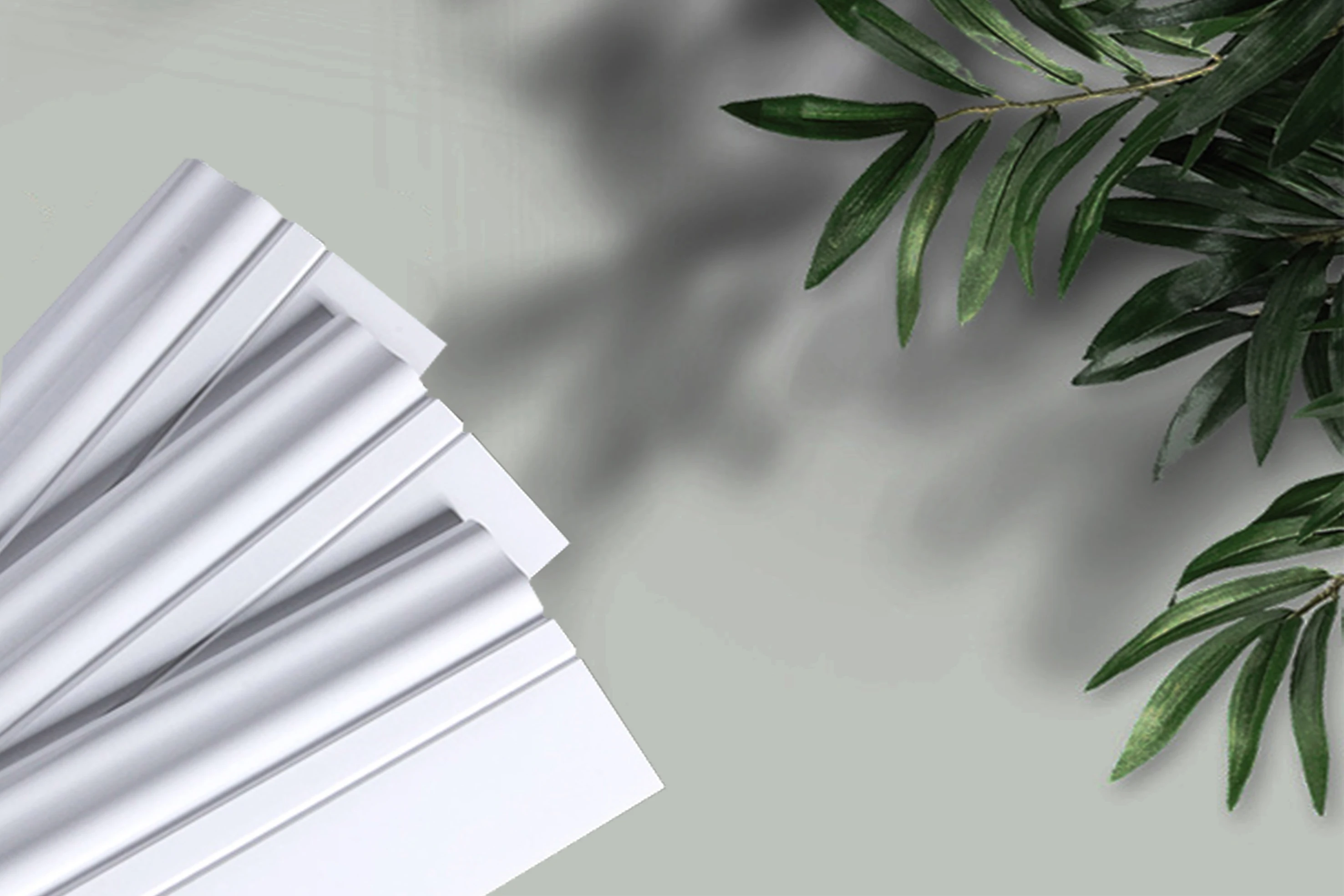 Modern White Primed Mdf Baseboard Solid Wood Baseboard Moulding For ...