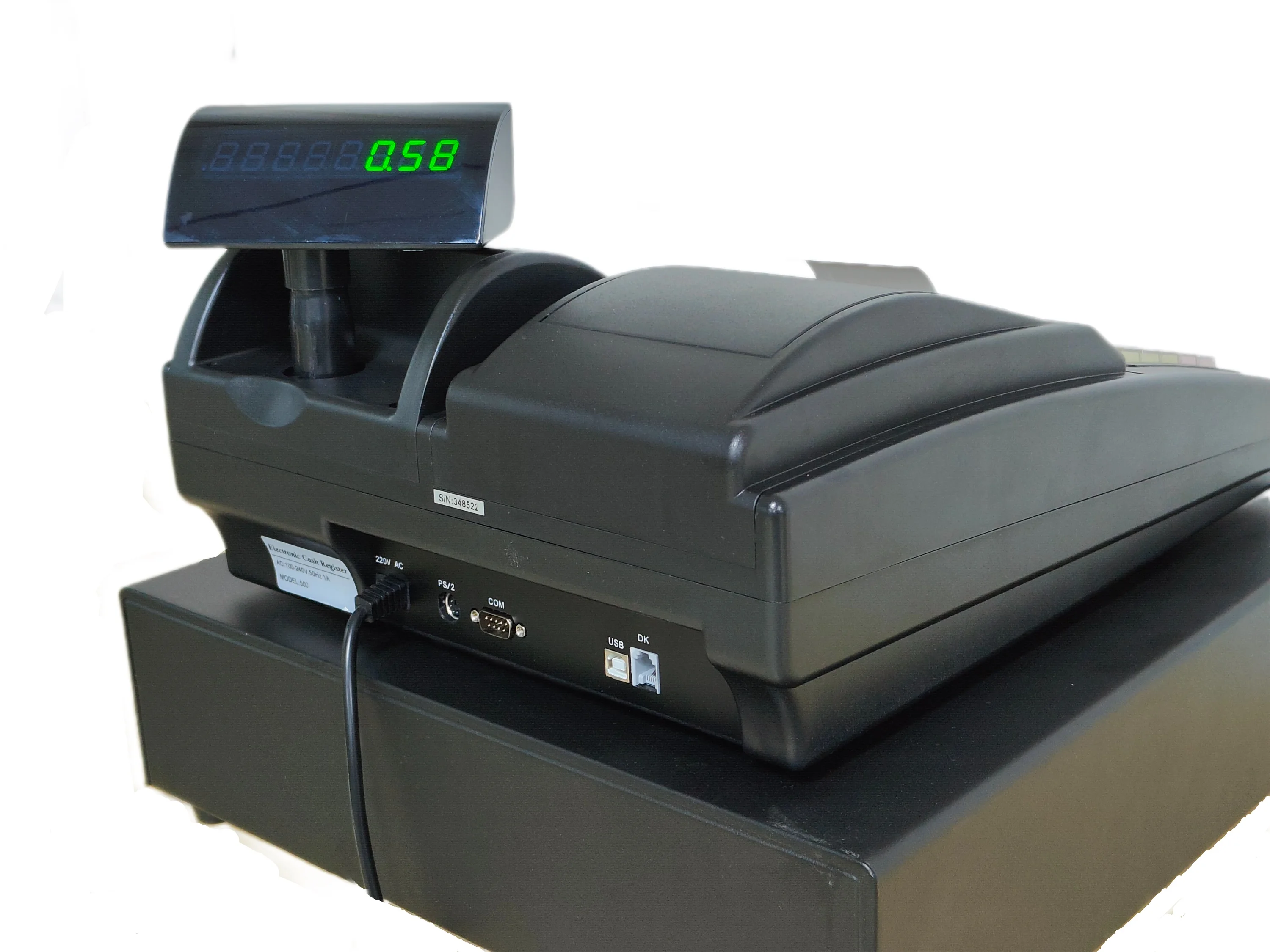 Longfly Cheap ECR Cash Register with Keyboard - Old POS System