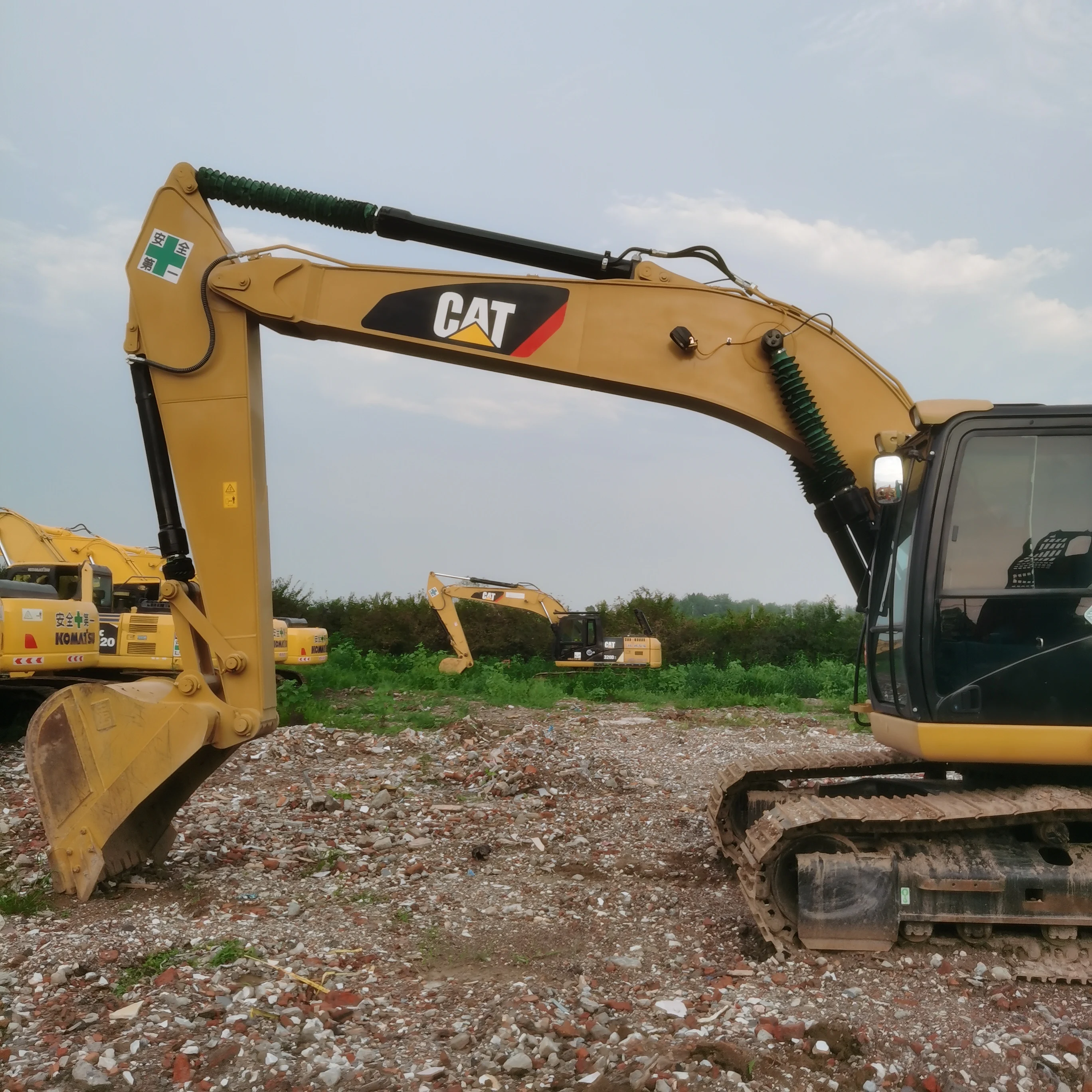 Original Caterpillar Cat320d Used Excavator In Usa Backhoe Crawler ...
