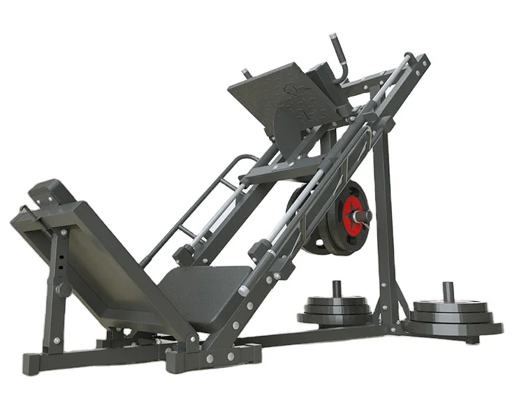 Dual Function Push-back Machine Leg Strength Trainer Commercial Gym ...