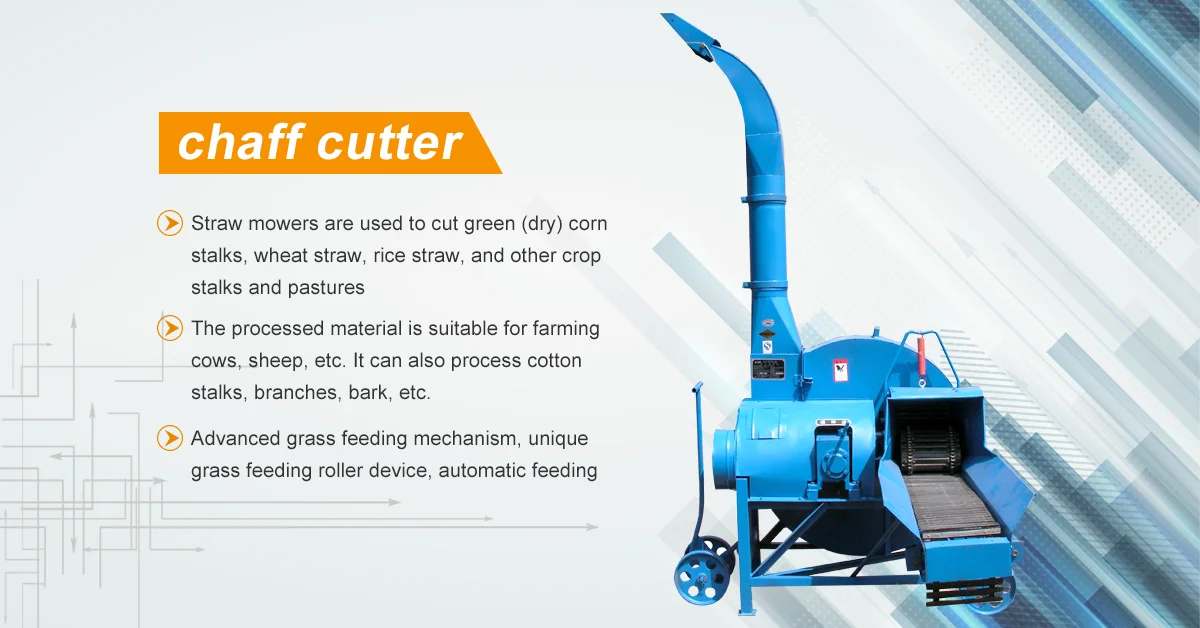 Cow Straw Feed Cutting Machine - High Productivity Chaff Cutter