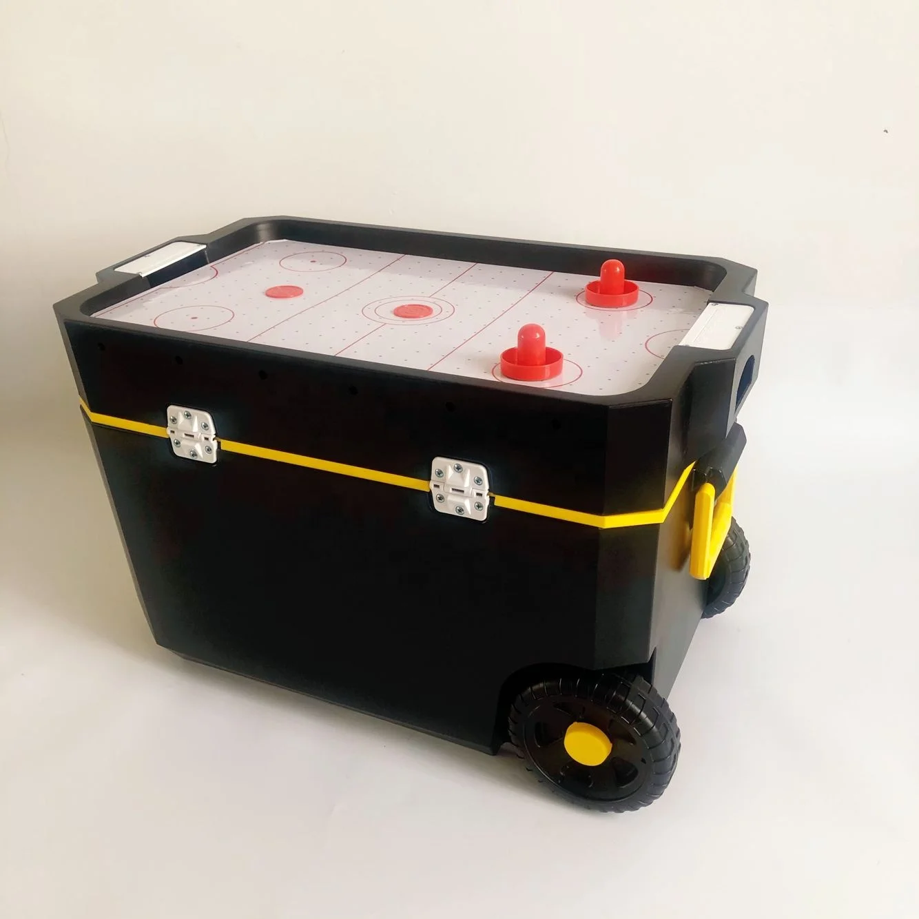 HS Plastic Cooler 60L Wheeled Ice Cooler Box with Game Table Hard ...