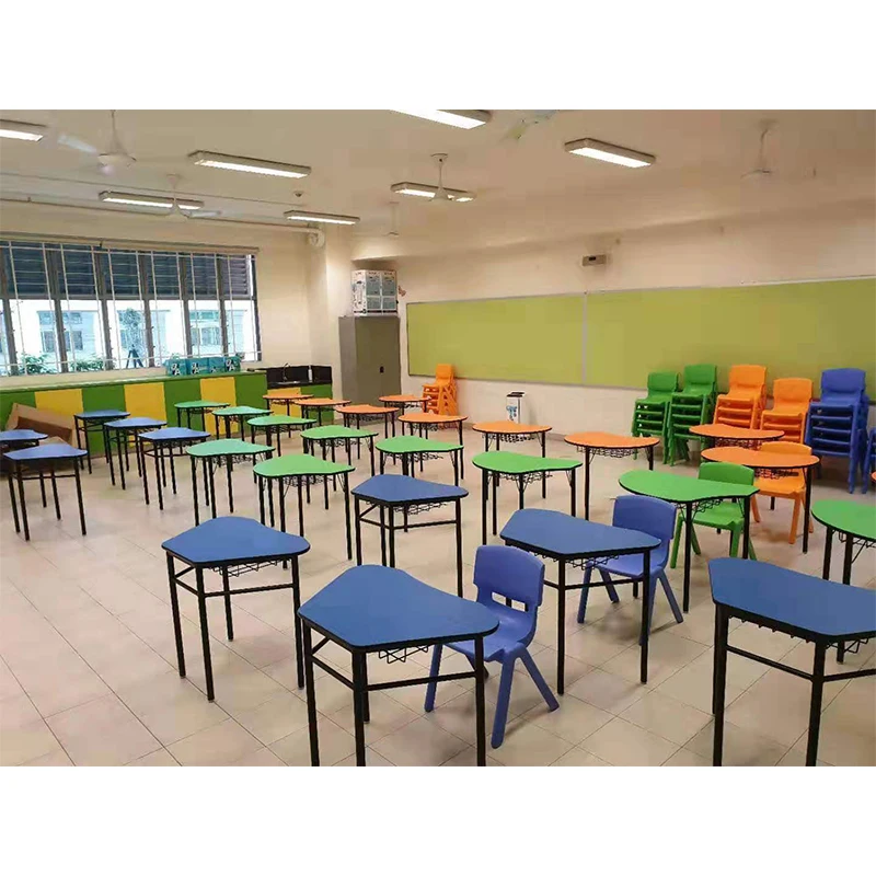 12 Stools Mobile Folding School Canteen Table & Chair