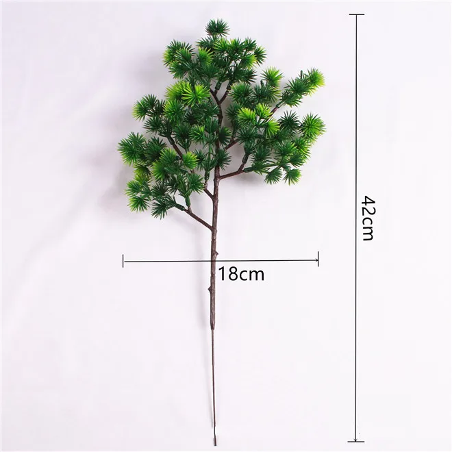 D3088 Wholesale Artificial Plastic Pine Tree Branches for Outdoor ...